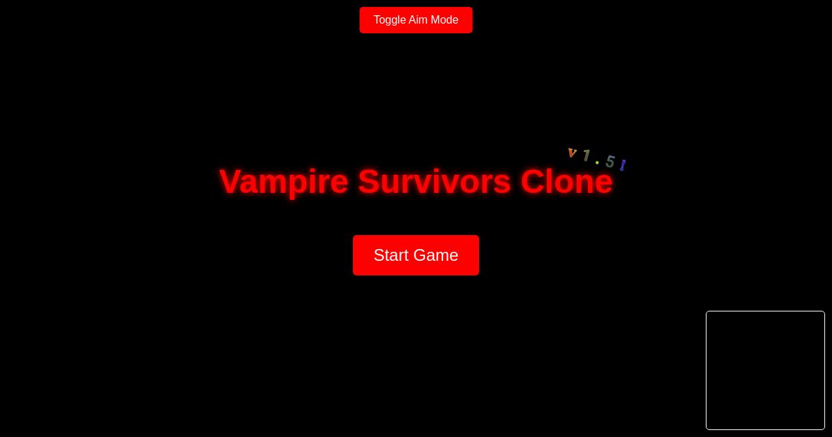 Vampire Survivor Clone
