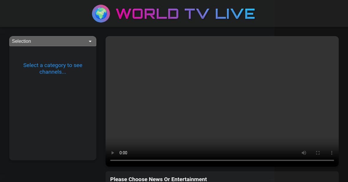 World TV Live - Global Streaming Experience