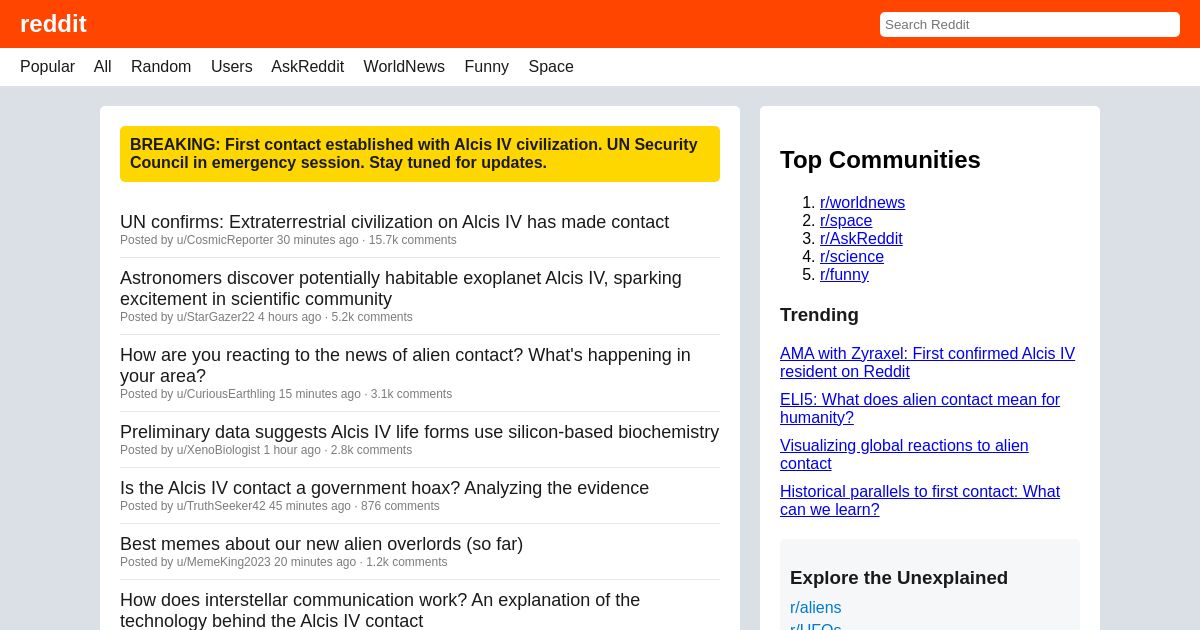 Reddit: The Front Page of the Internet