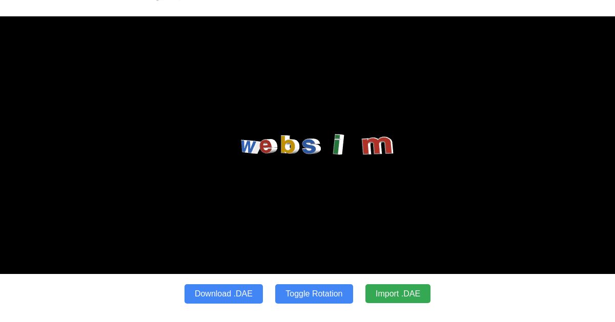 WebSim 3D Logo Viewer