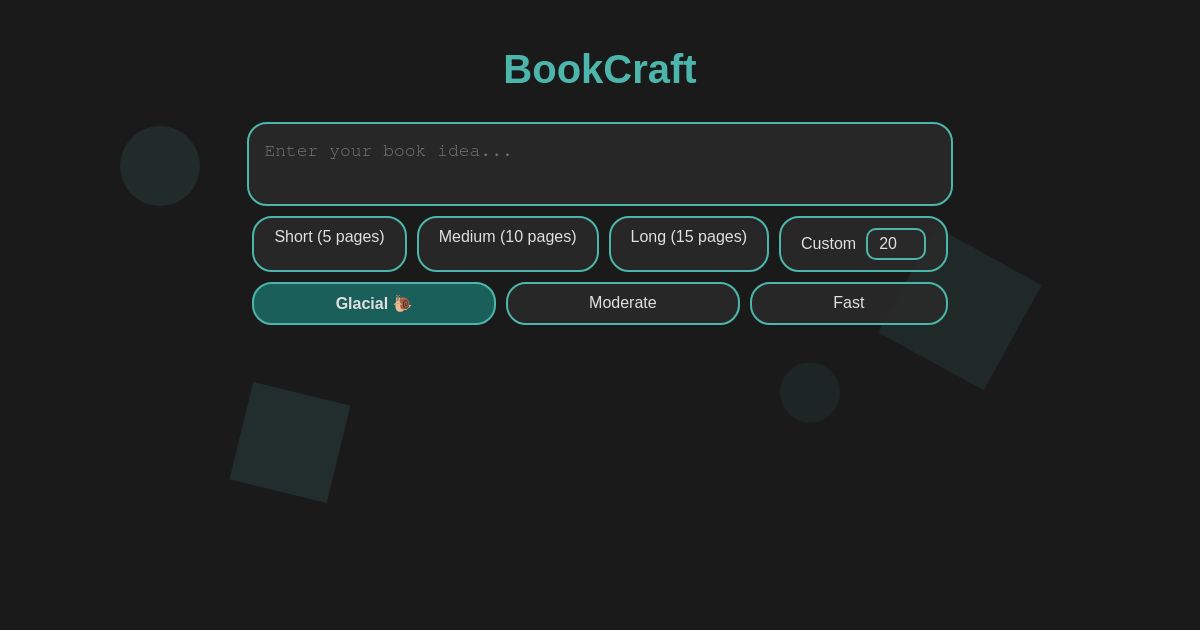 BookCraft - Create Your Own Interactive Story
