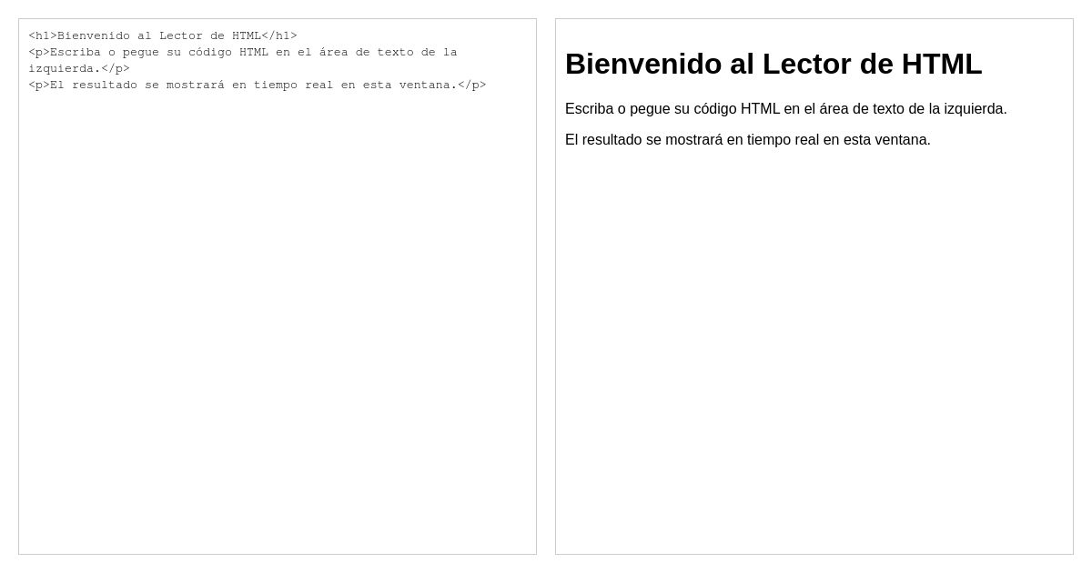 Lector de Códigos HTML styl