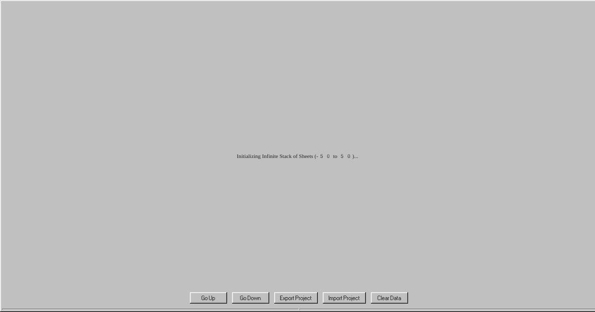 DreamSheets - Infinite Stack of Sheets (-50 to 50)