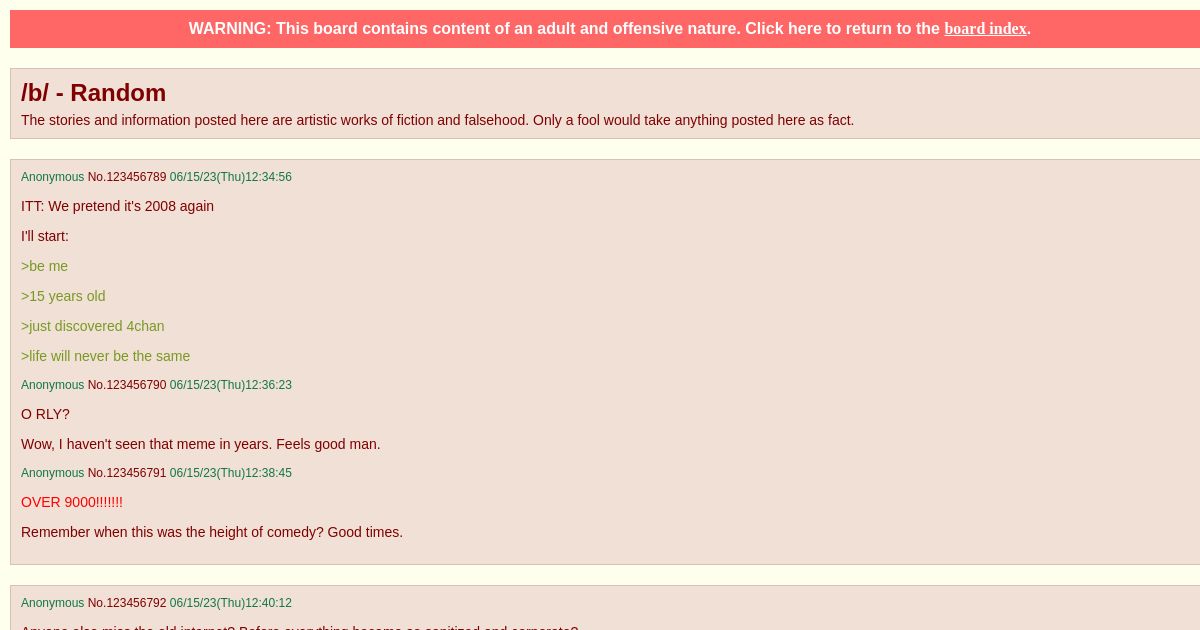 /b/ - Random - 4chan