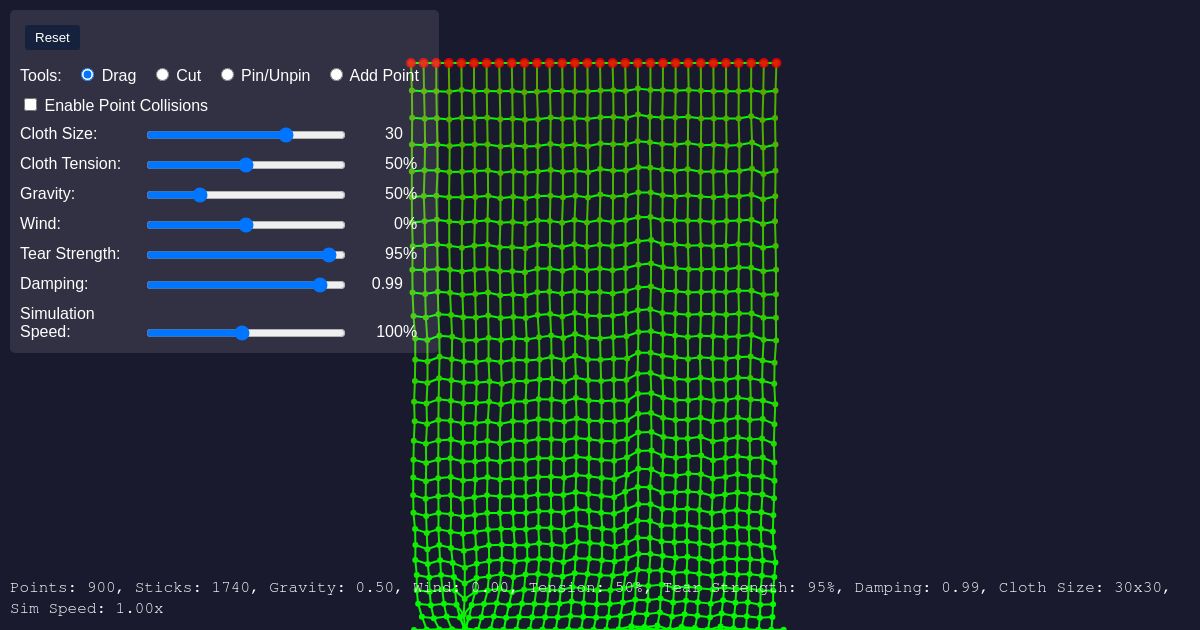 Cloth Physics Simulation