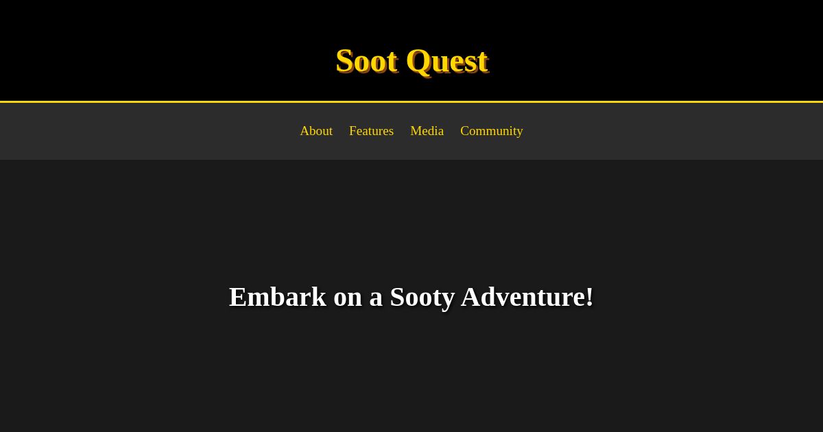 Soot Quest - Official Website
