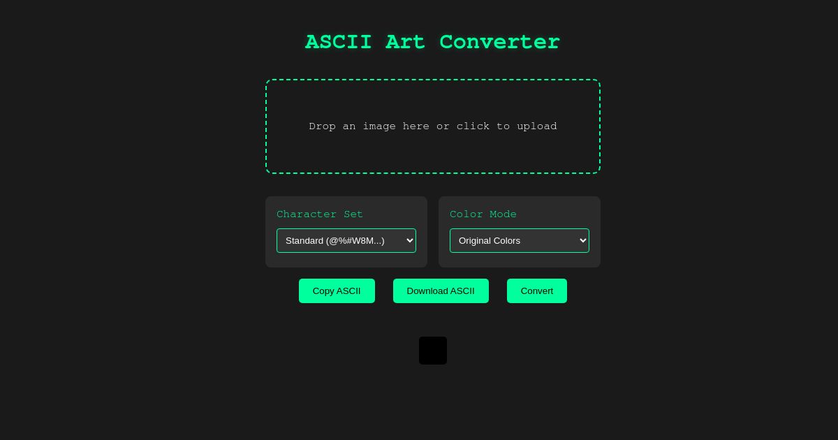 ASCII Art Converter