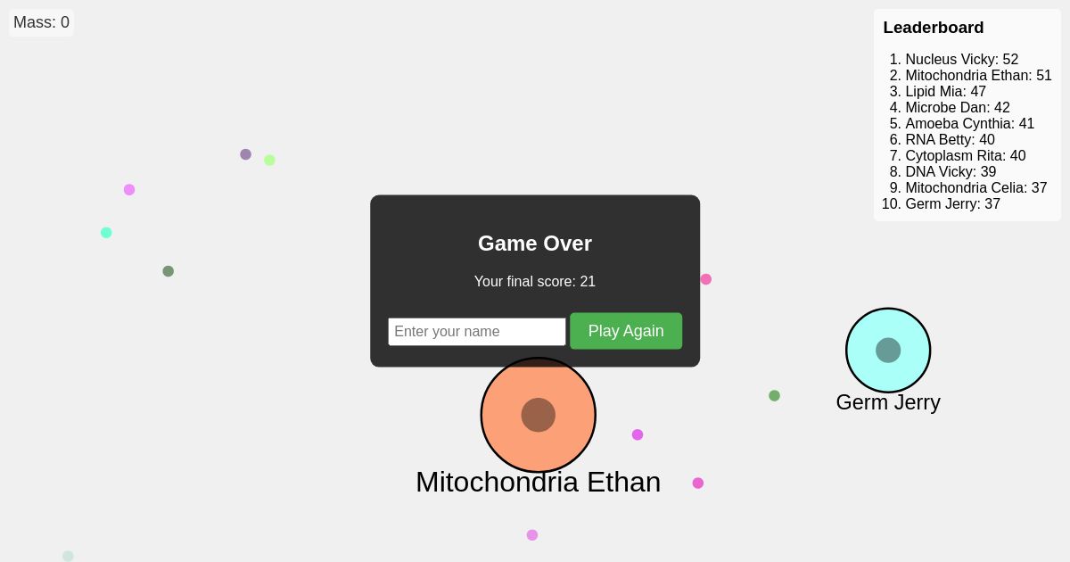 Advanced Agar.io Clone