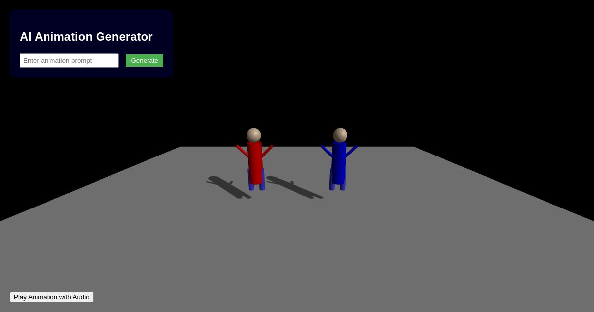 AI Animation Generator - Two People Fighting