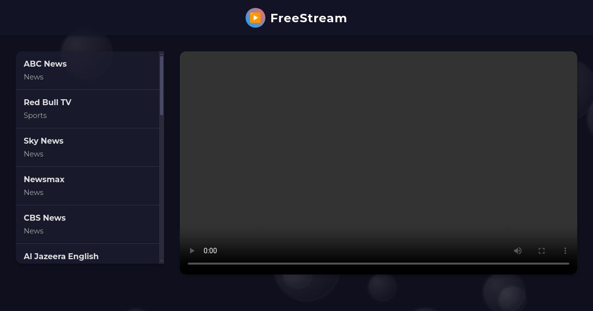FreeStream - Live TV Channels s