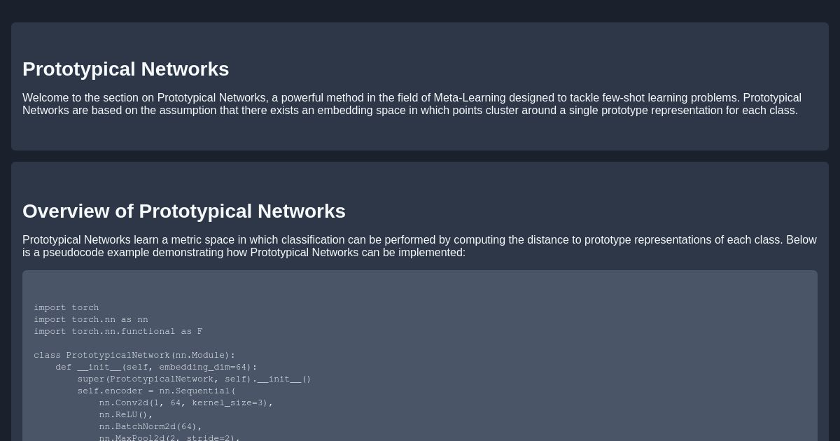 Prototypical Networks