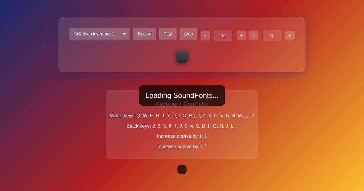 SoundFont Keyboard: Interactive Musical Experience with Chords