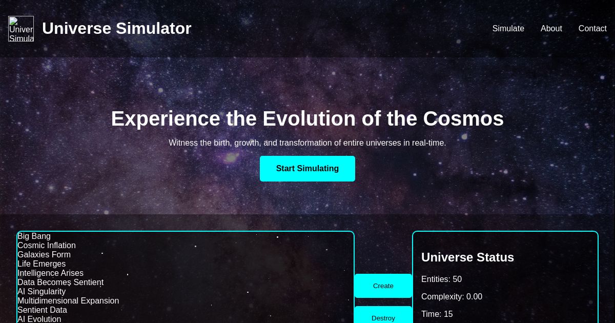 Universe Simulator
