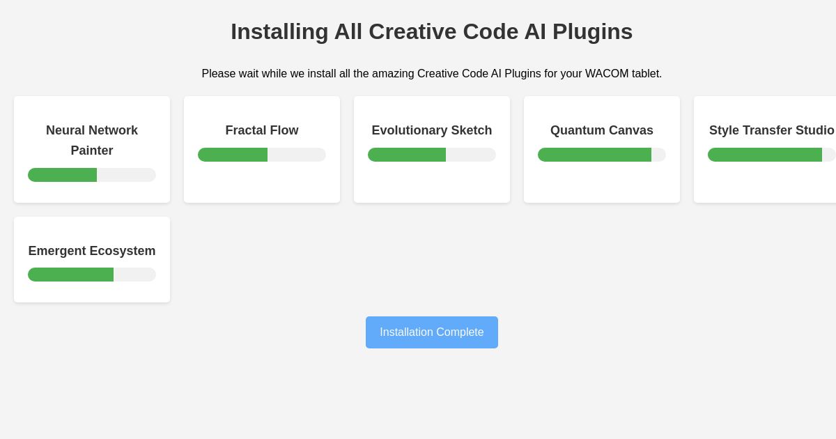 Installing All Creative Code AI Plugins