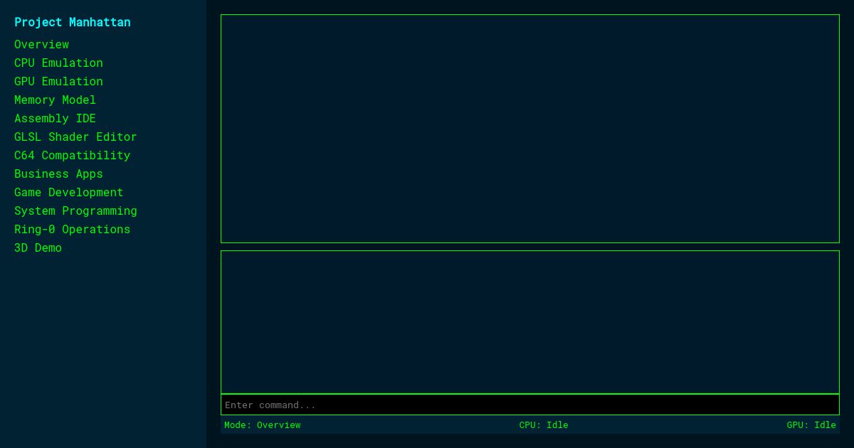 Project Manhattan: Advanced SoC Emulator with 3D Demo