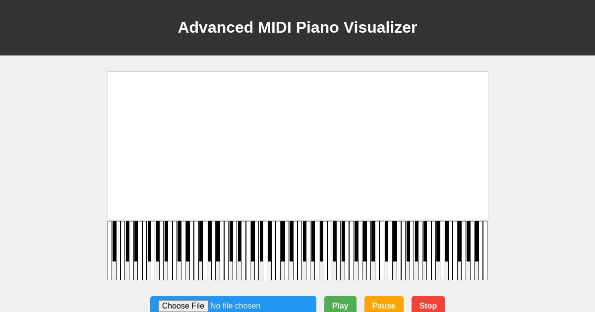 Advanced MIDI Piano Visualizer