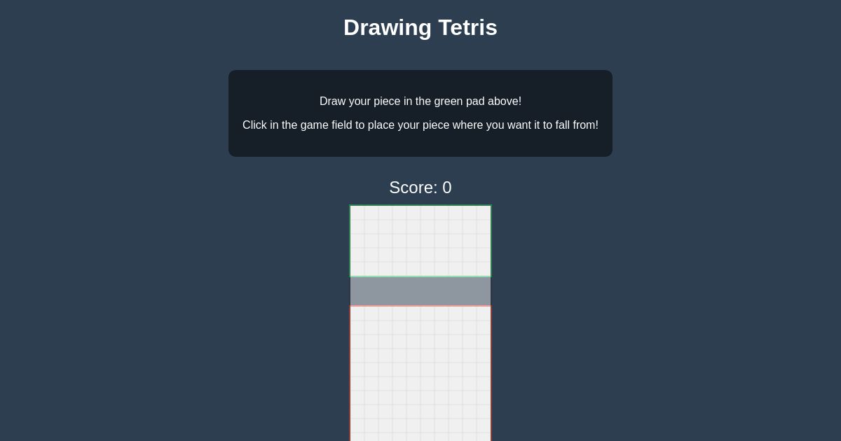 Draw & Drop Tetris