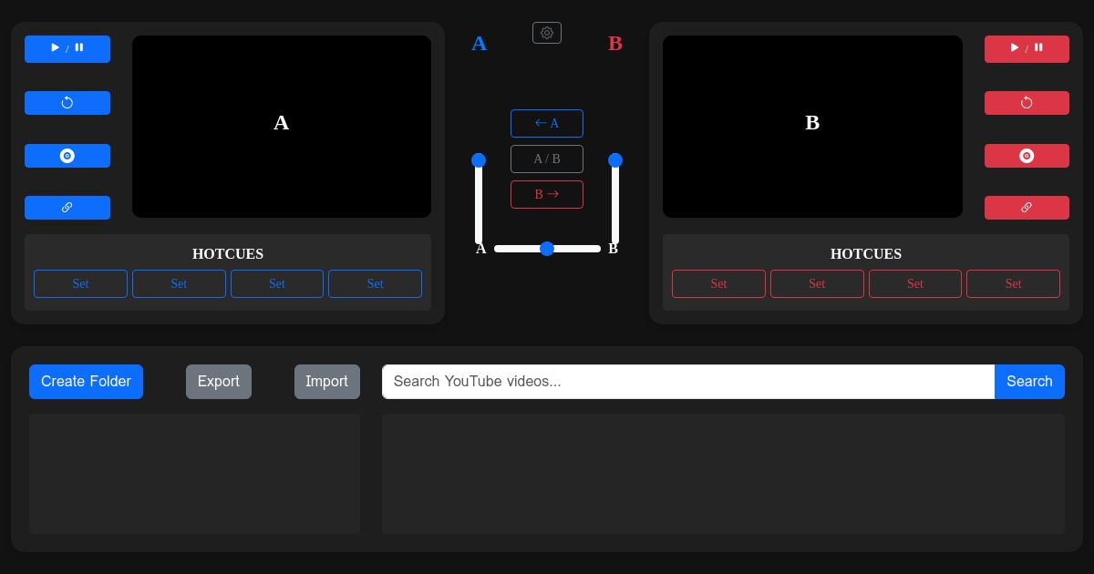 DJ Mixer Online - Mezcla con Videos de YouTube