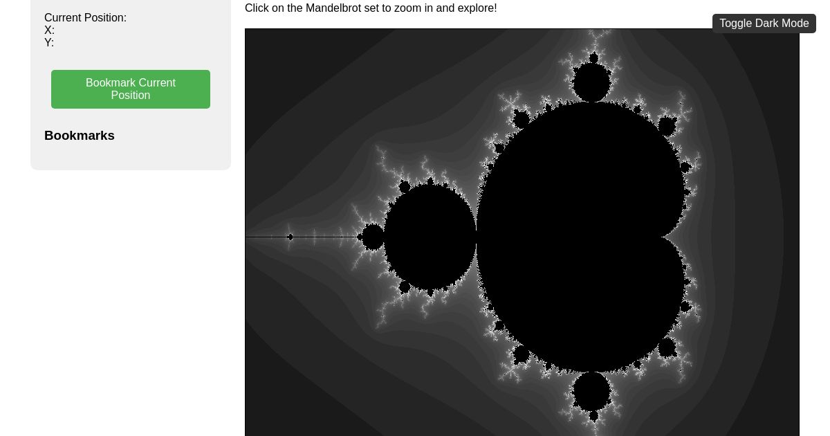 Fractal Explorer - Interactive Mandelbrot Set Viewer