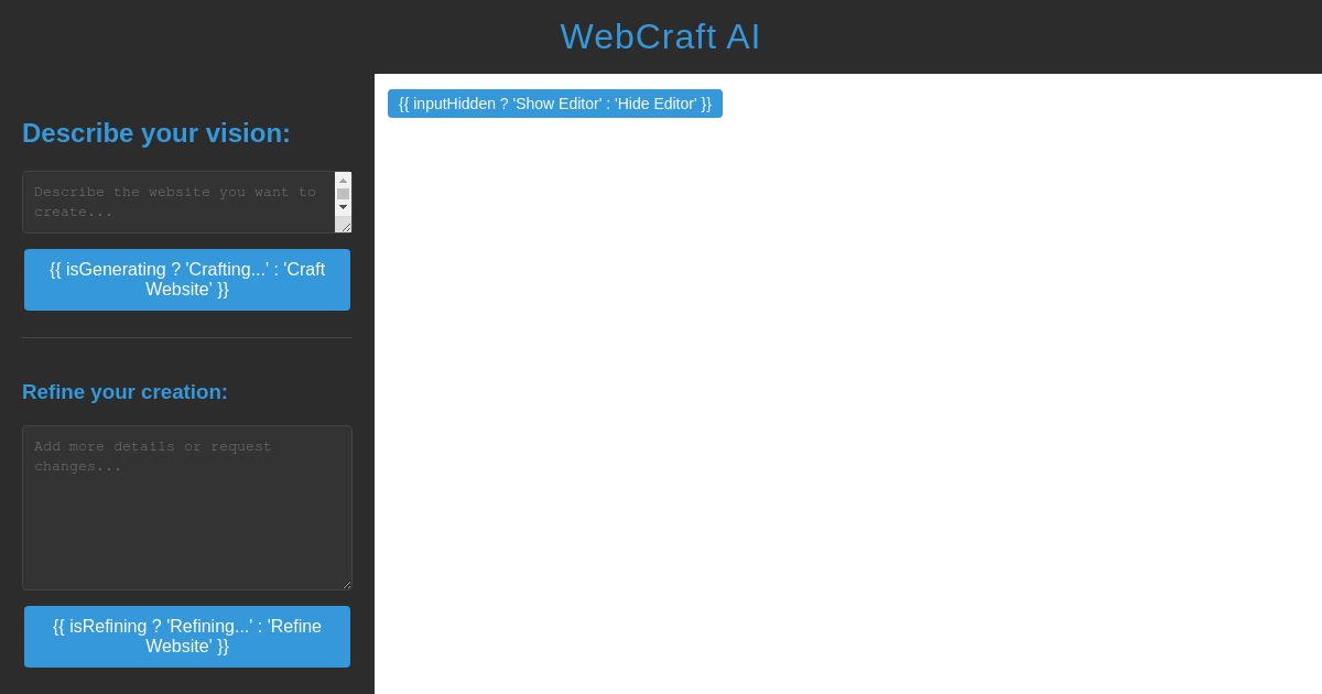 WebCraft AI