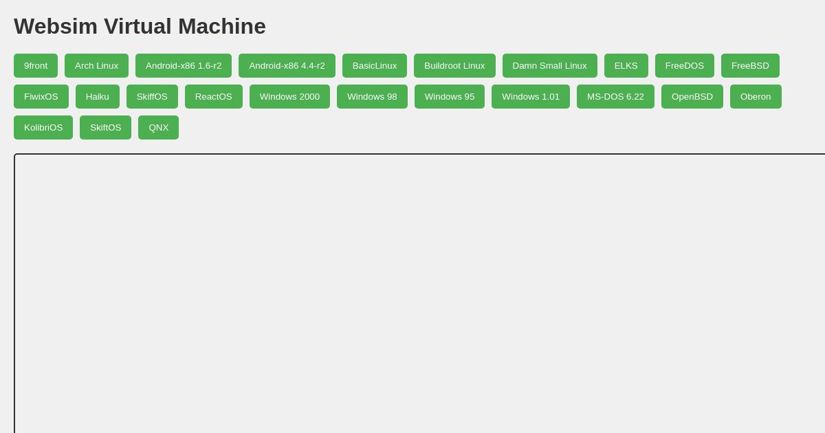 Websim Virtual Machine