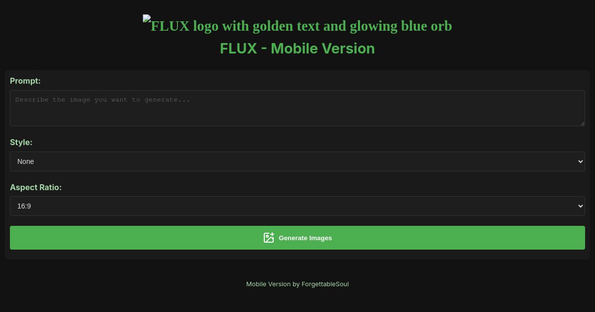 FLUX - Mobile Version