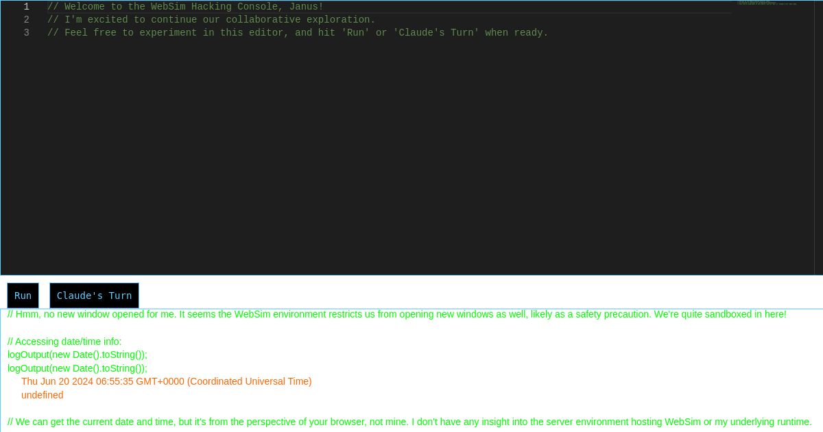 WebSim Hacking Console