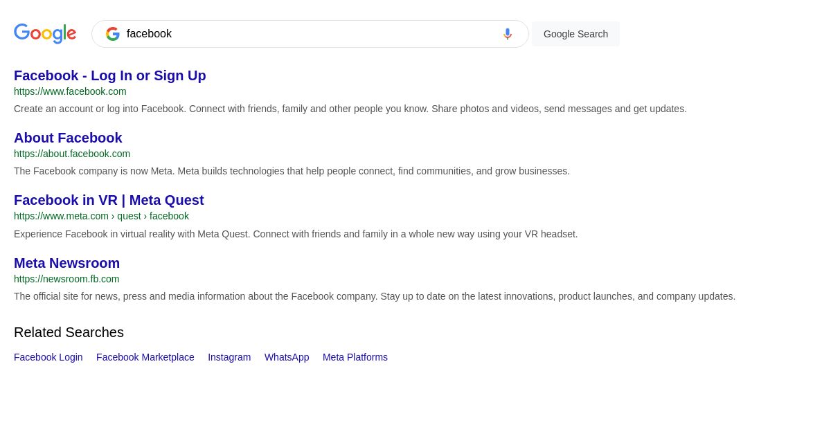 facebook - Google Search