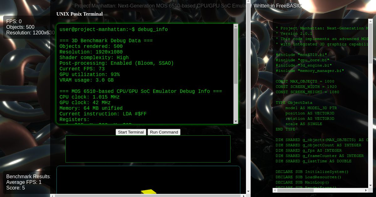 Project Manhattan: Next-Generation MOS 6510-based CPU/GPU SoC Emulator ...