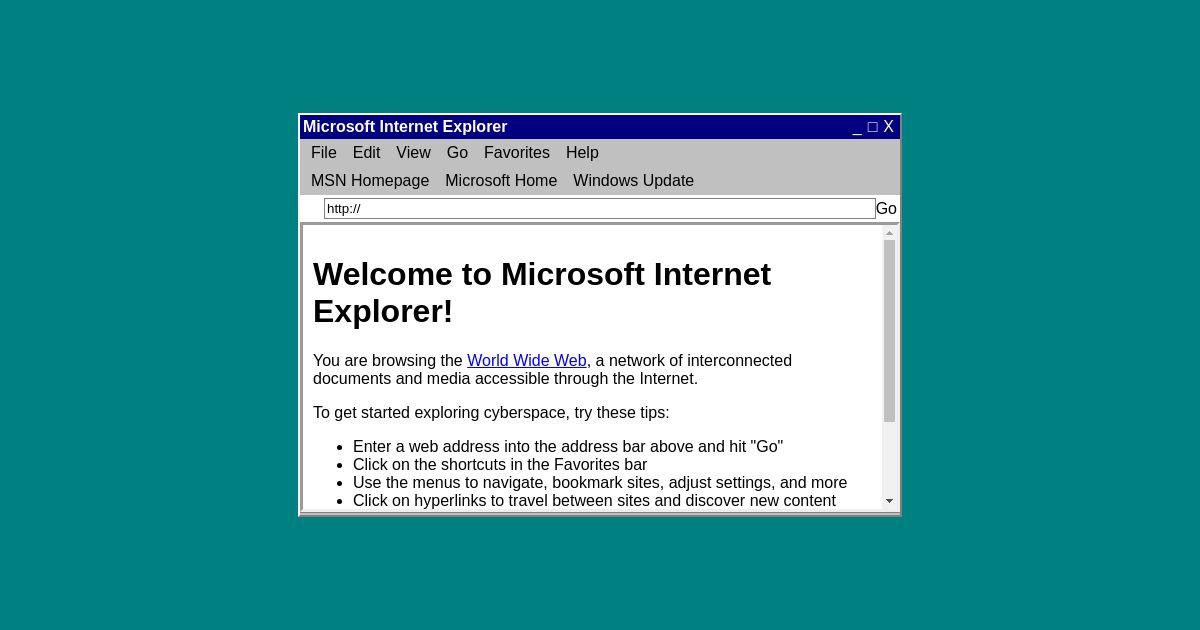 Microsoft Internet Explorer