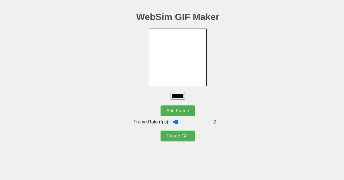 WebSim GIF Maker - Draw and Animate!