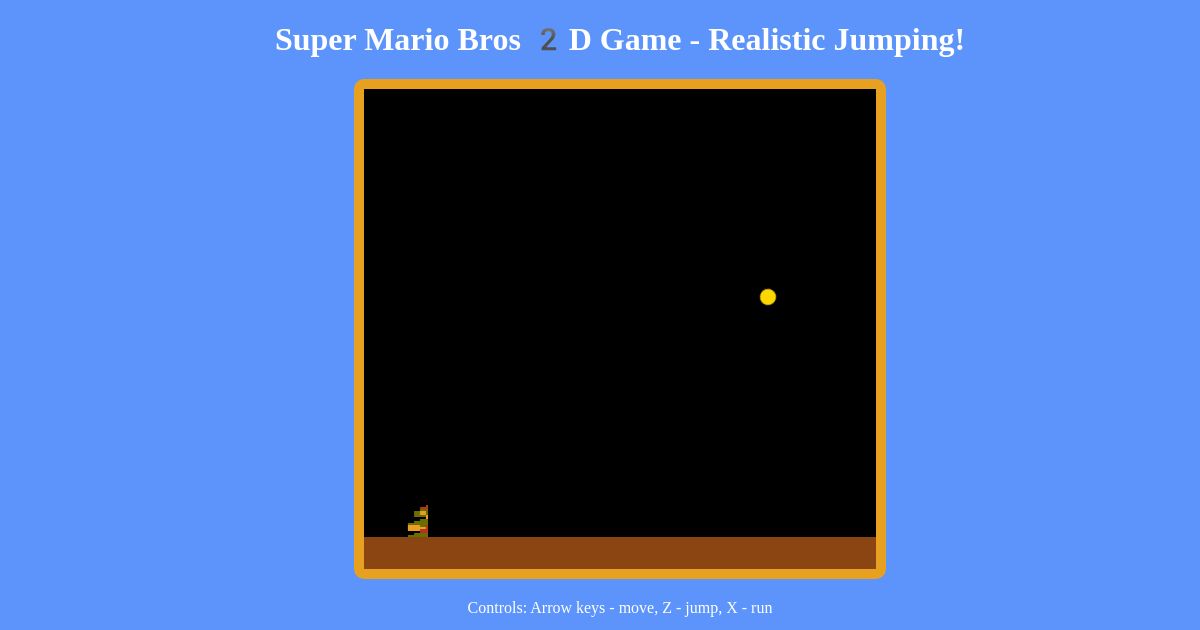 Super Mario Bros 2D Game - Realistic Jumping!