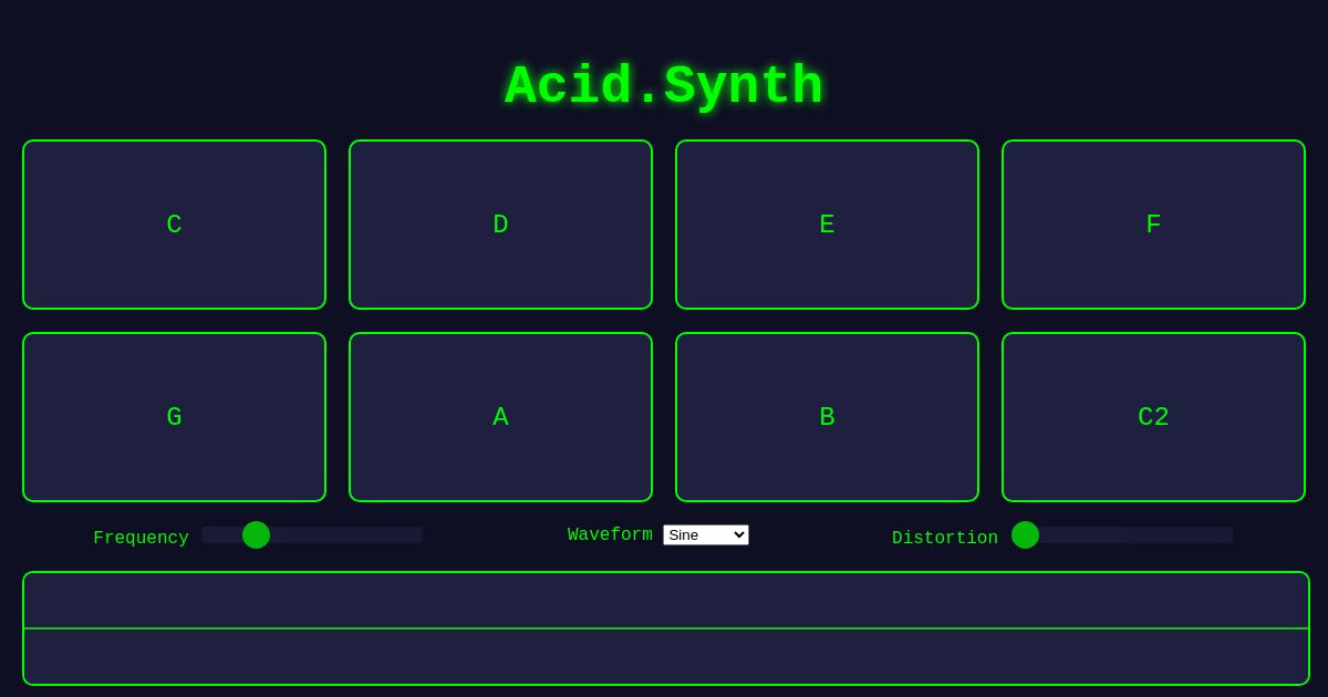 Acid.Synth - Audible Chemistry Lab styl