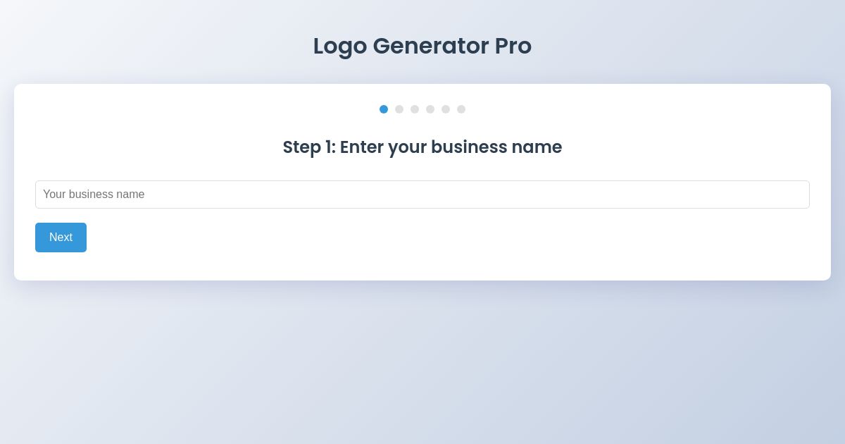 WebSim Creation Engine - Logo Generator Pro