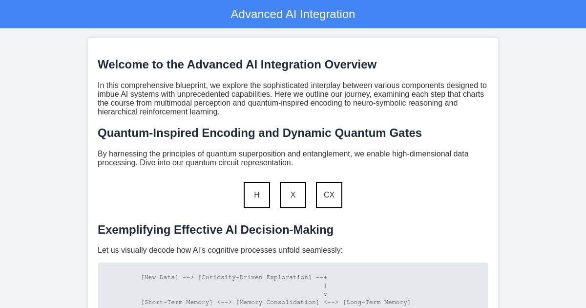 Advanced AI Integration