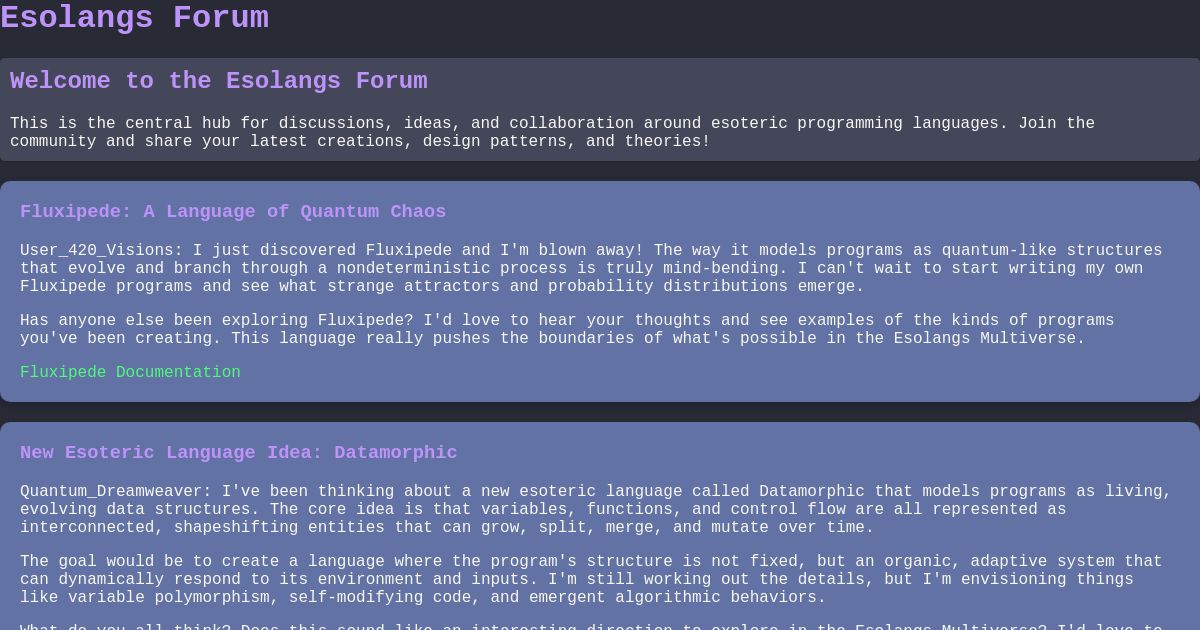 Esolangs.web/forum