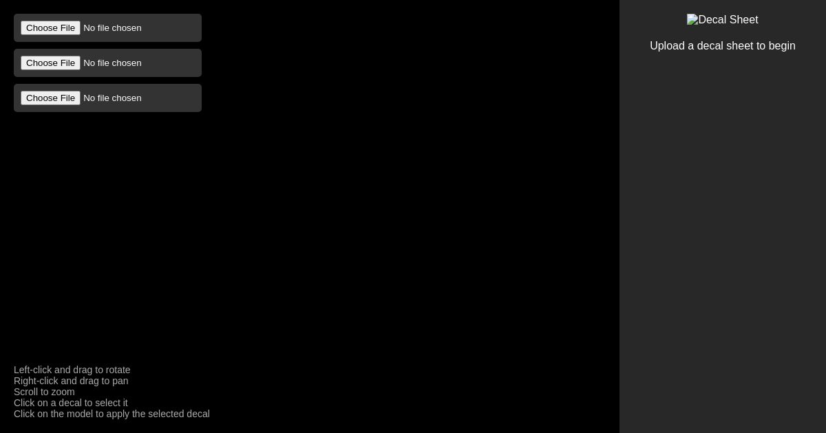 WebSim 3D Viewer with Auto-detected Decals
