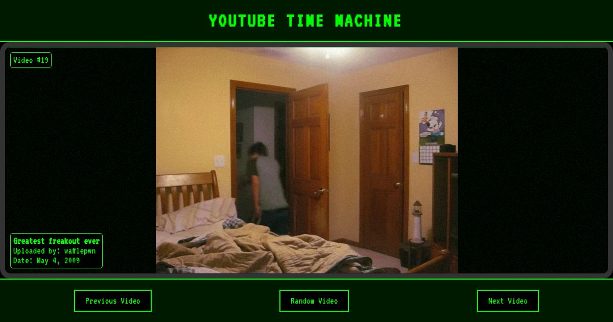 YouTube Time Machine - Early Internet Nostalgia