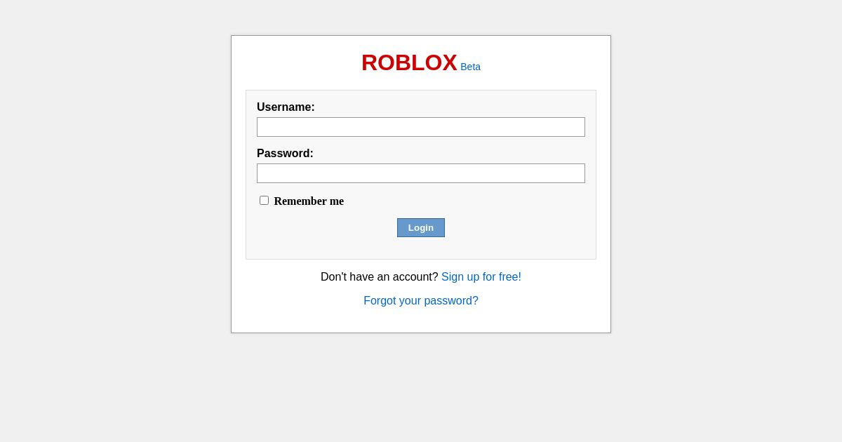 roblox 2005