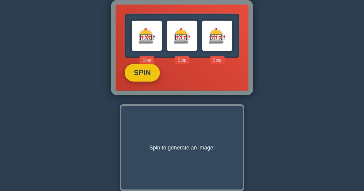 Emoji Slot Machine Image Generator