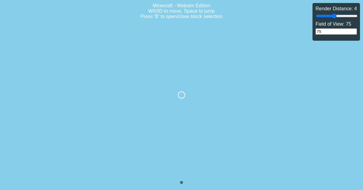 Minecraft - Websim edition