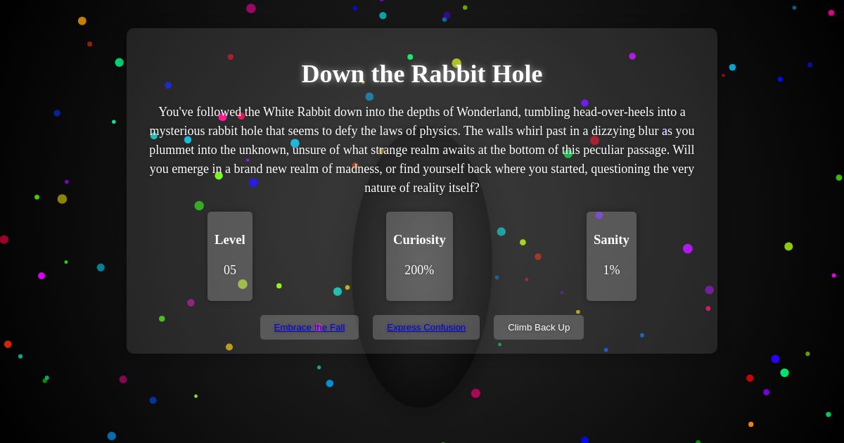 Down the Rabbit Hole