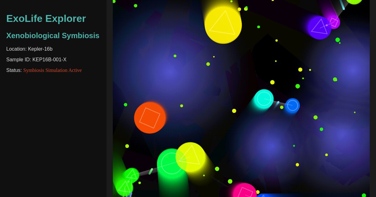 ExoLife 2.0 - Keplerate Xenobiological Symbiosis Simulator