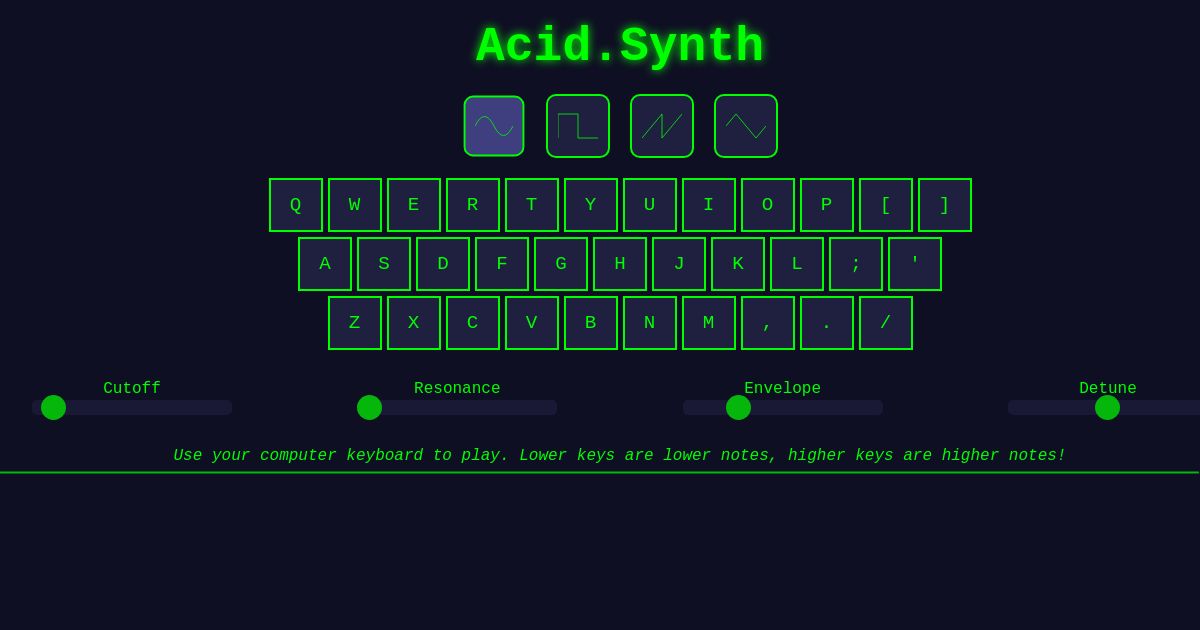 Acid.Synth - Extended Keyboard Synthesizer