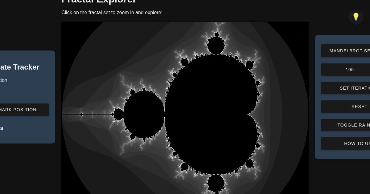 Fractal Explorer - Interactive Fractal Set Viewer