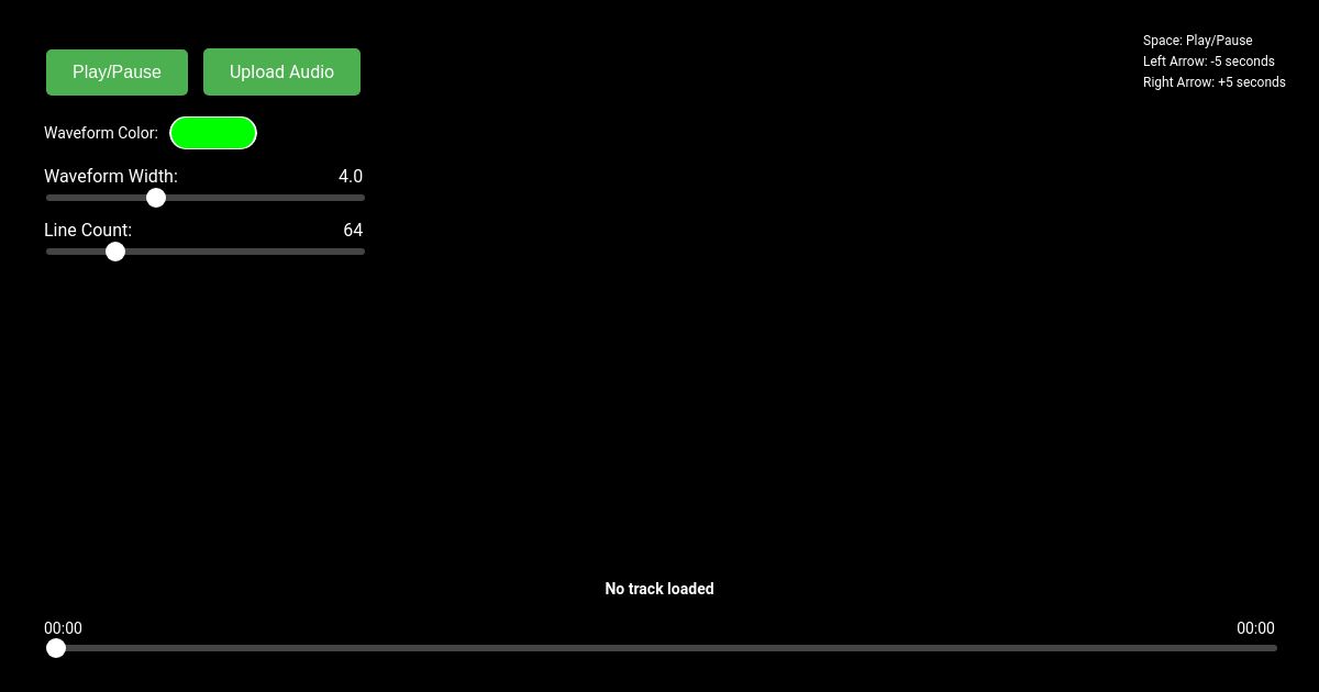 WebGL Audio Visualizer - WebSim.ai sty