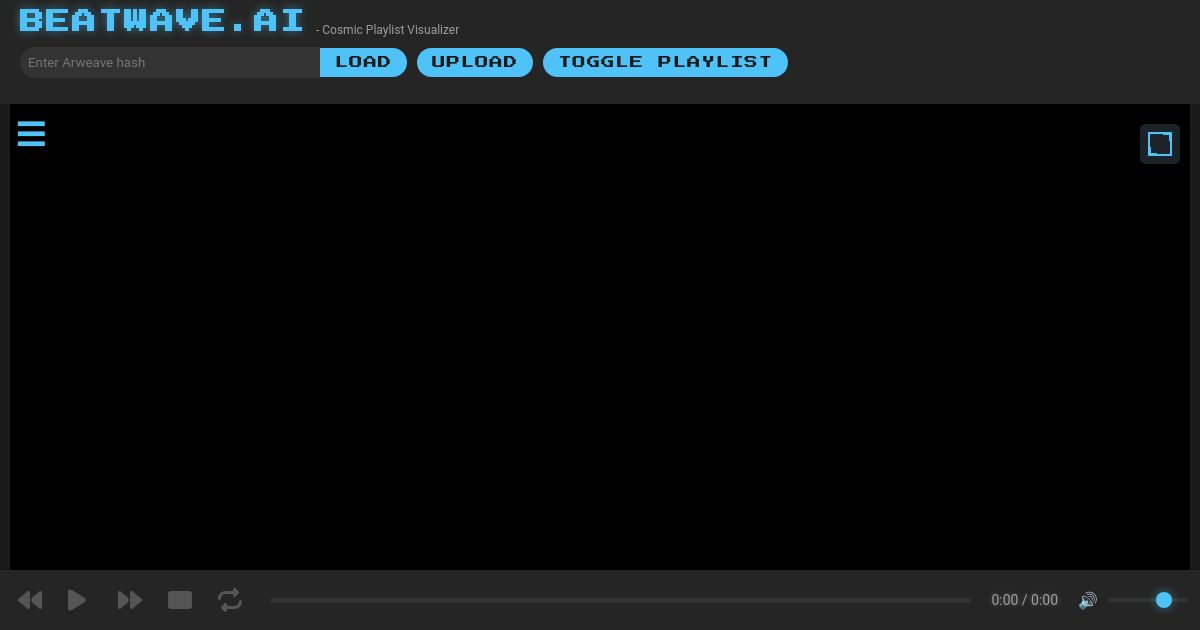 BeatWave.ai - Cosmic Playlist Visualizer