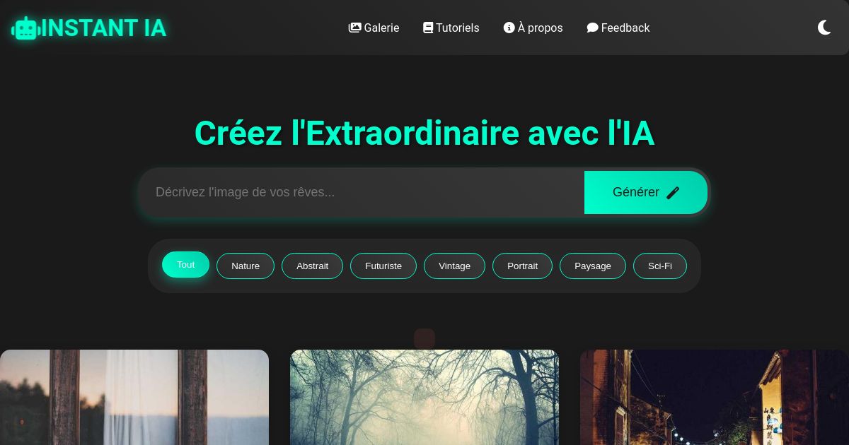 INSTANT IA - Création d'Images par IA 1.5