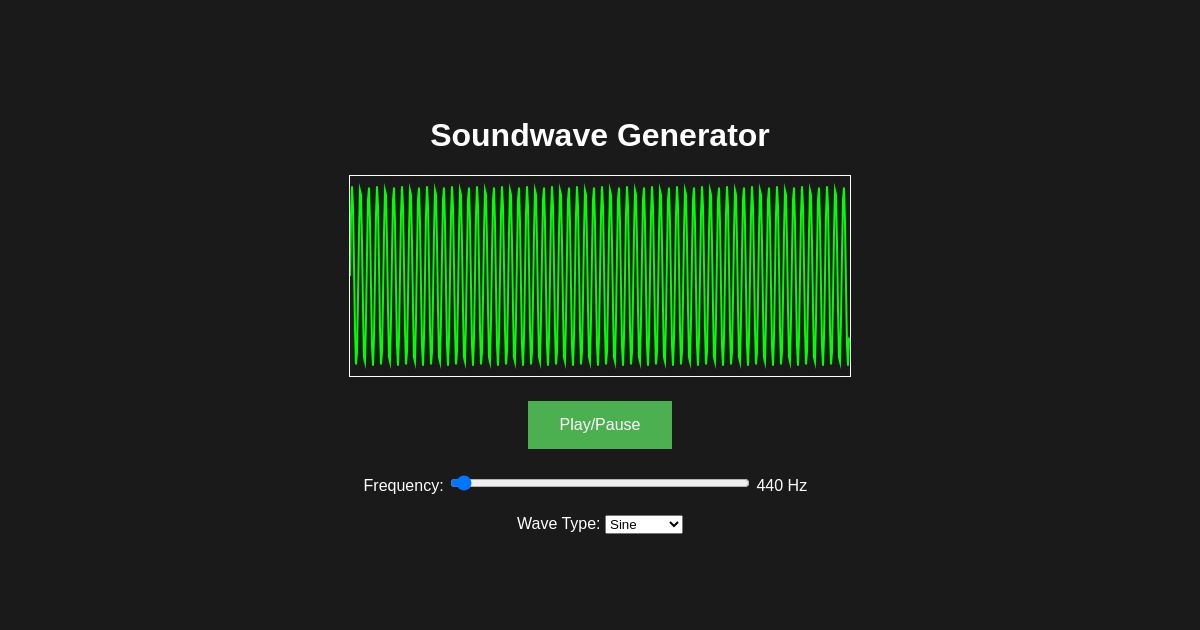 Full Spectrum Soundwave Generator
