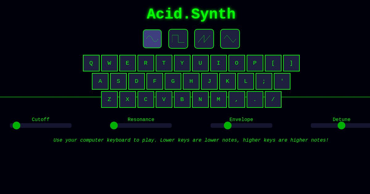 Acid.Synth - Extended Keyboard Synthesizer